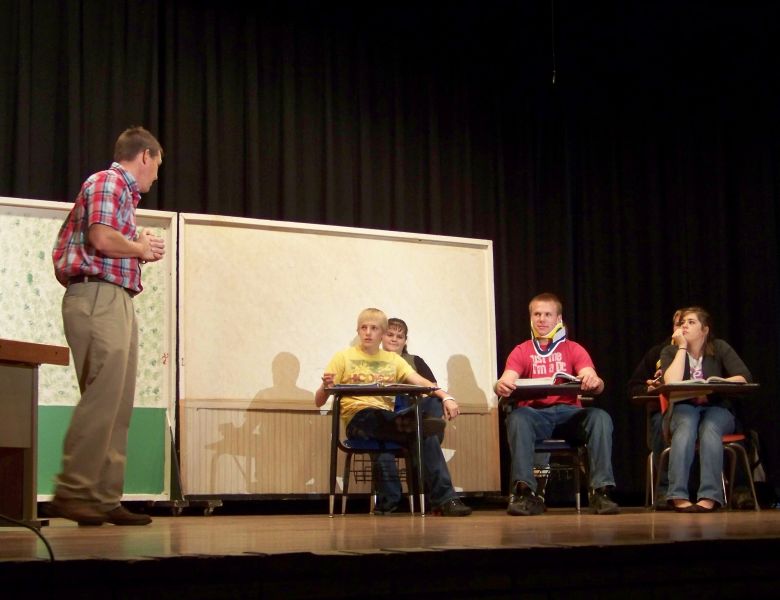 St. Francis - Speech Class Presents Skits for Grade School