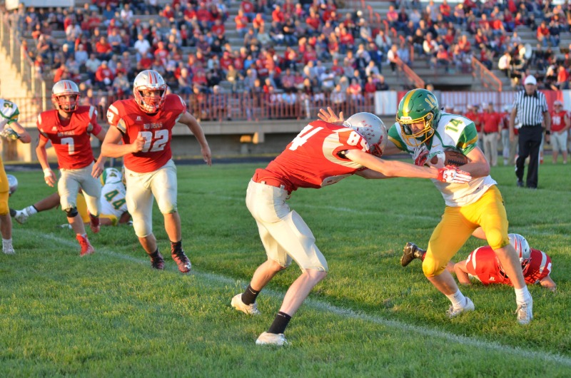 St. Francis - Indians defeated the Oberlin Red Devils by the third quarter